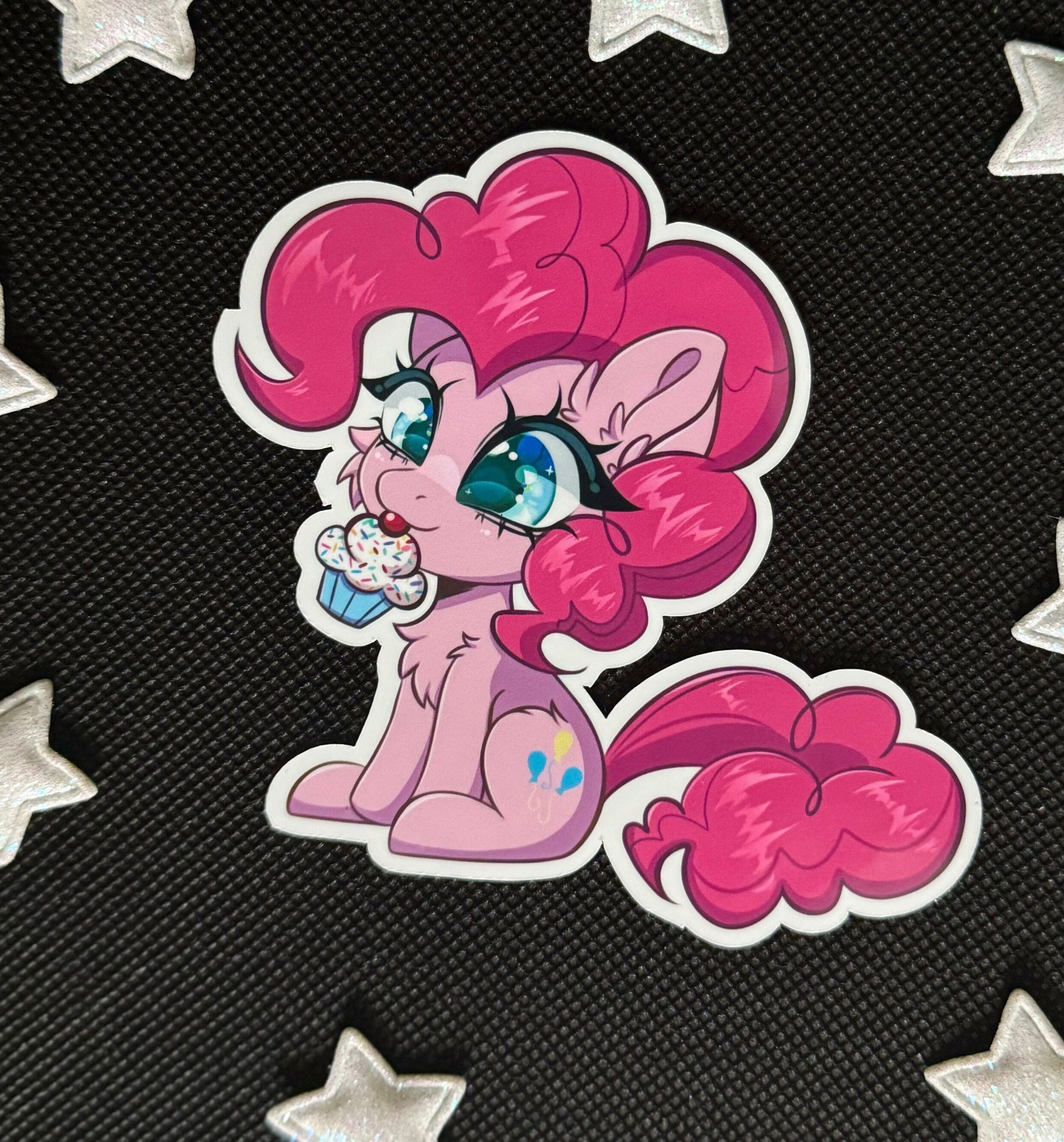 Pinkie Pie Snack Sticker L MLP Sticker - Etsy
