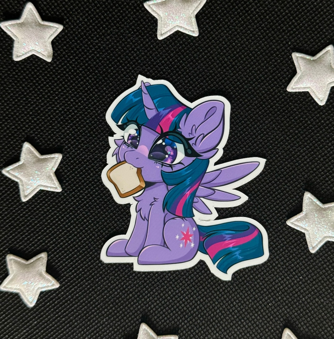 Twilight Sparkle Snack Sticker L MLP Sticker - Etsy