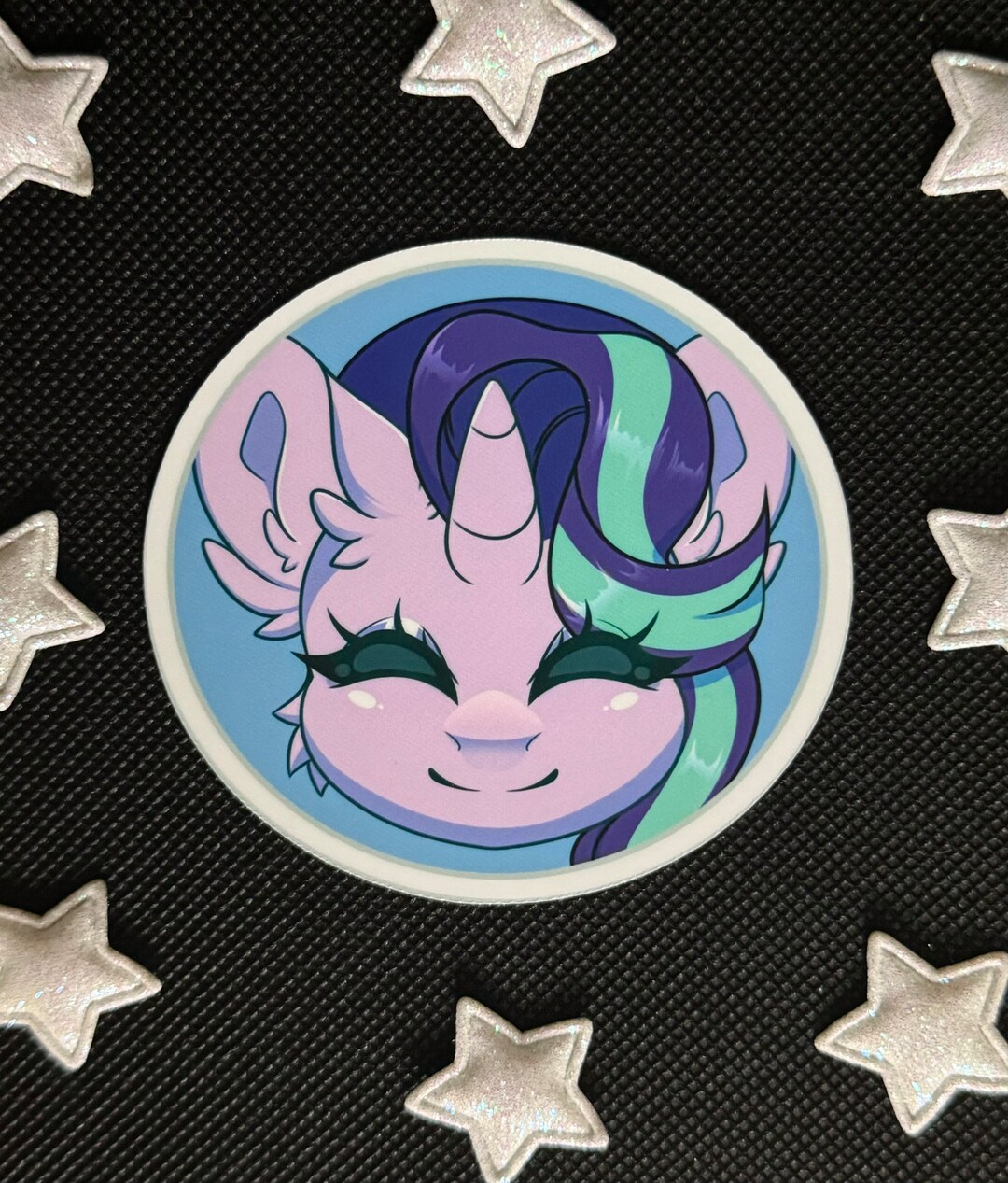 Starlight Glimmer Circle Sticker L MLP Sticker - Etsy
