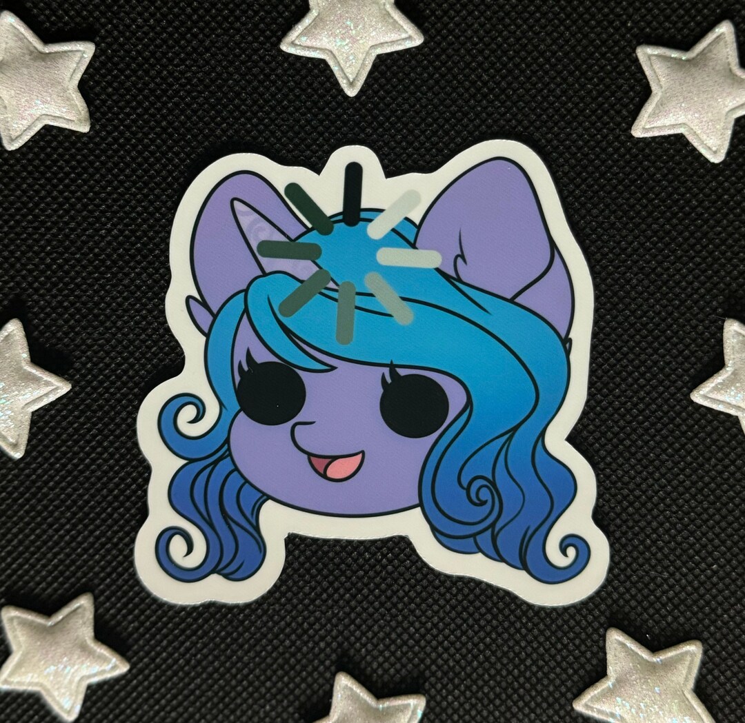 Izzy Moonbow Buffer Loading Sticker L MLP Sticker - Etsy