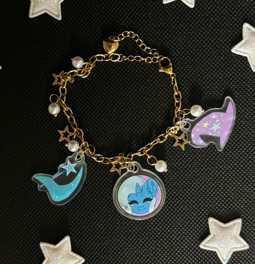 Trixie Charm Bracelet L MLP Bracelet - Etsy