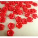 Candy Red Buttons Flower Buttons Lot of 50 1960s Deep - Etsy