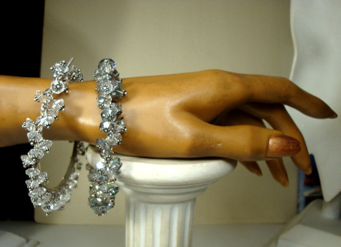 2 Tones of Jingle Jangle Bangles Frilly Bracelets Elegant - Etsy