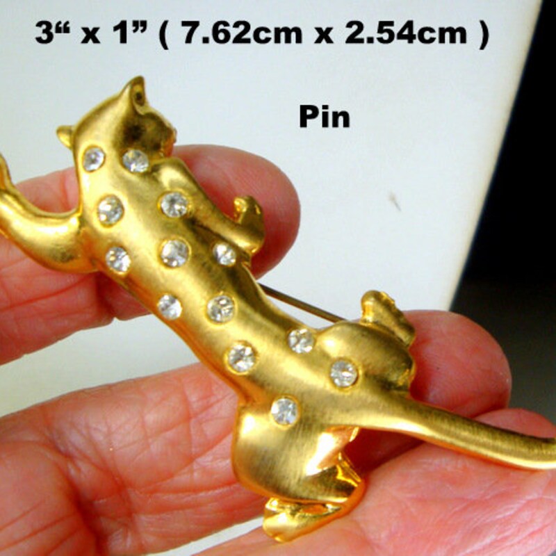 Leopard Brooch Pin - Etsy