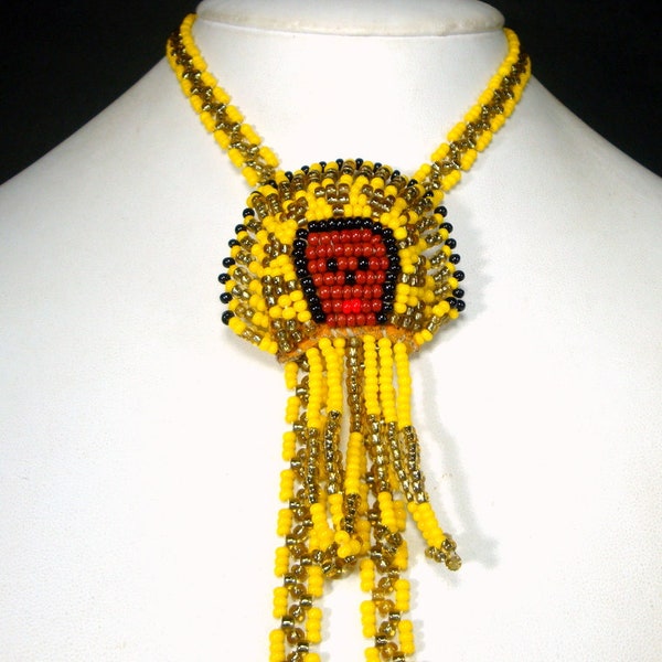 Native American Beaded Bolo Ties - Etsy