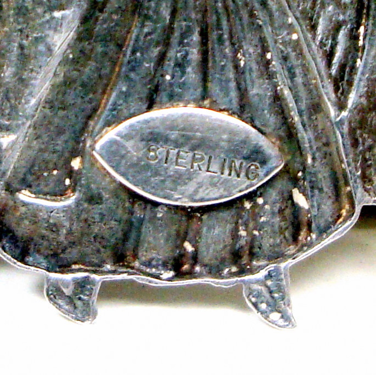 Sterling Dancing Gals Silver Pin, European Vintage in Native Costumes ...