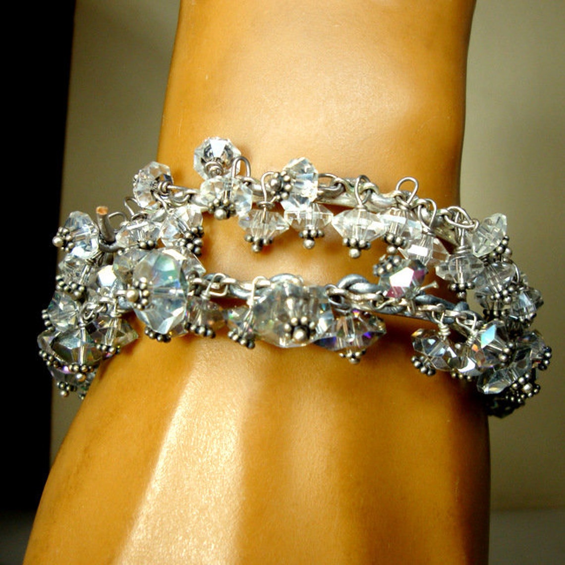 2 Tones of Jingle Jangle Bangles Frilly Bracelets Elegant - Etsy