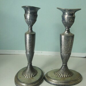 Candlesticks, PAIR of WILCOX SP Co. International, Style 8517 Candle ...