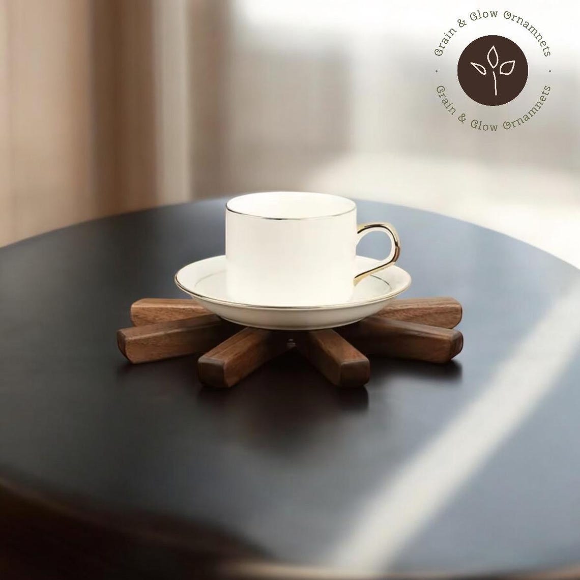 Home Made Coaster Modern Tree Coasters for Kitchen or Dinning Room ...