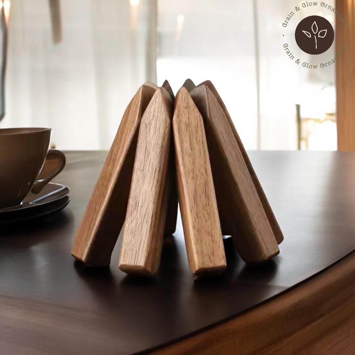 Home Made Coaster Modern Tree Coasters for Kitchen or Dinning Room ...