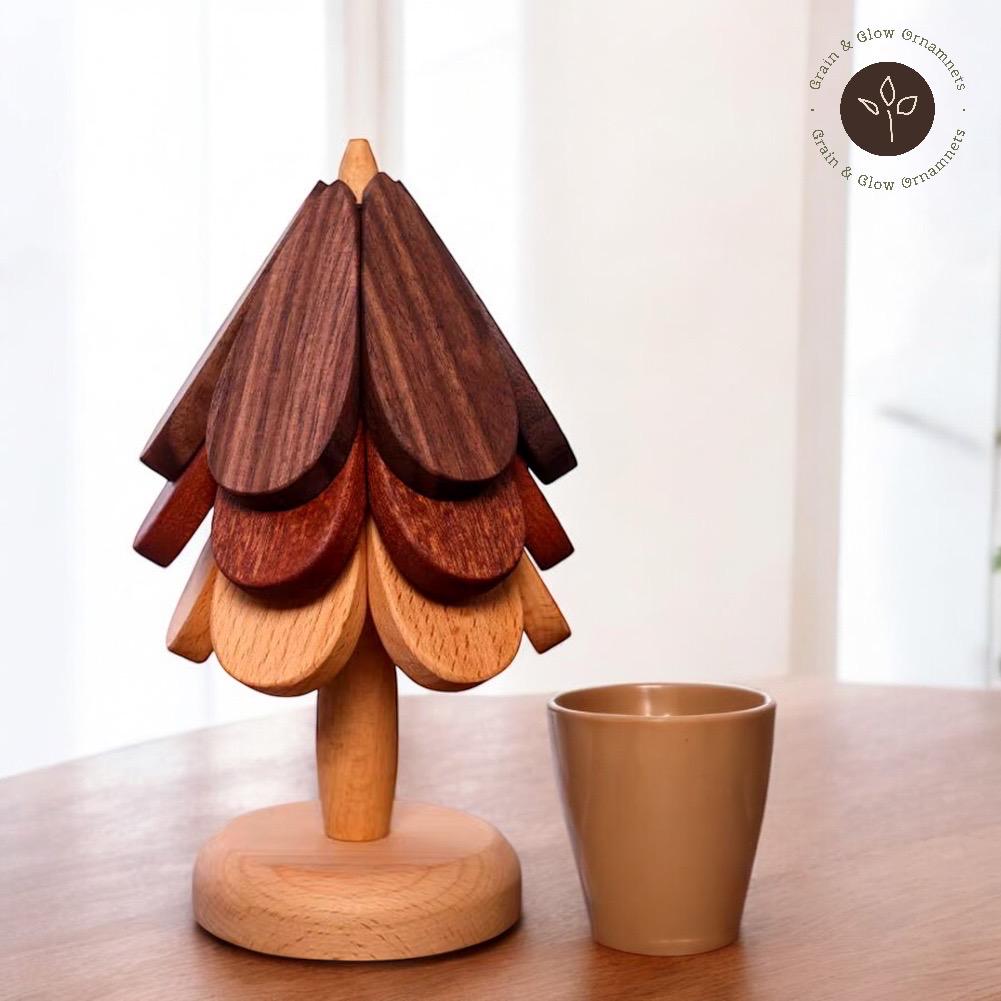 Home Made Coaster Modern Tree Coasters for Kitchen or Dinning Room ...