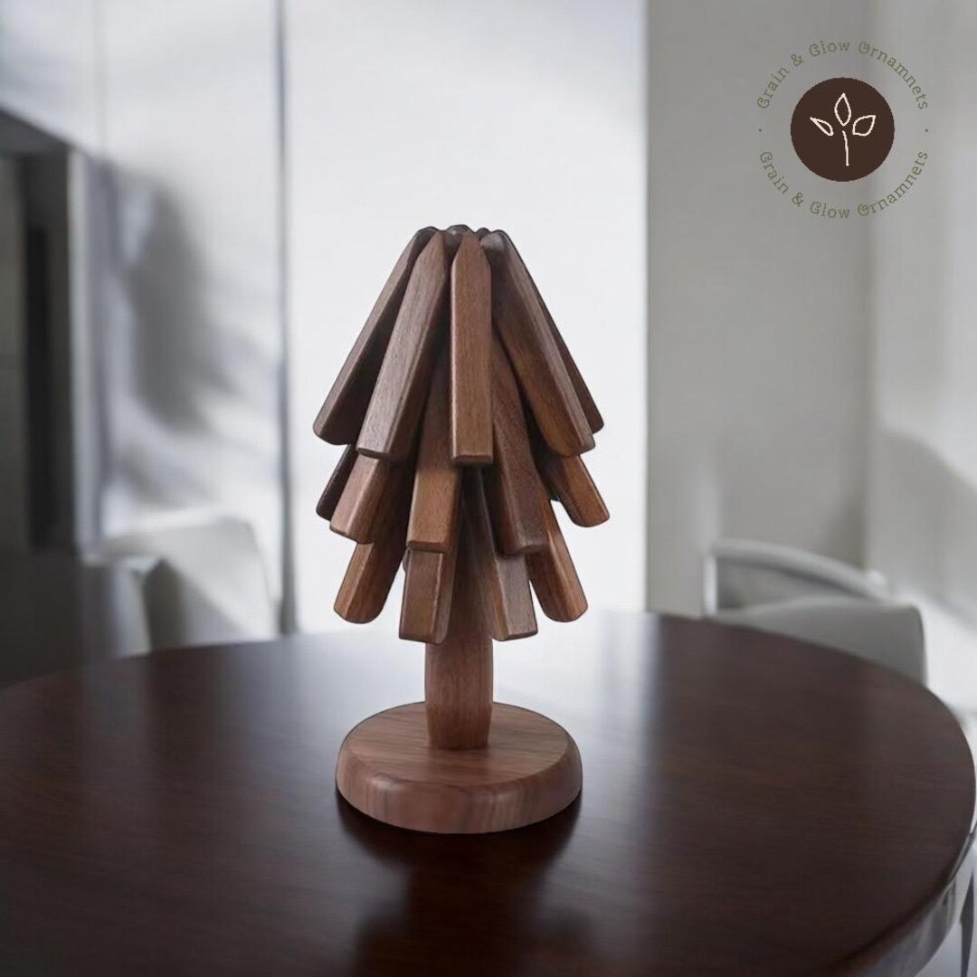 Wooden Tree Coaster Modern Tree Coasters for Kitchen or Dinning Room ...