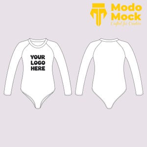 Women’s Bodysuit Mockup – Fashion Tech Pack & Digital Template - Etsy