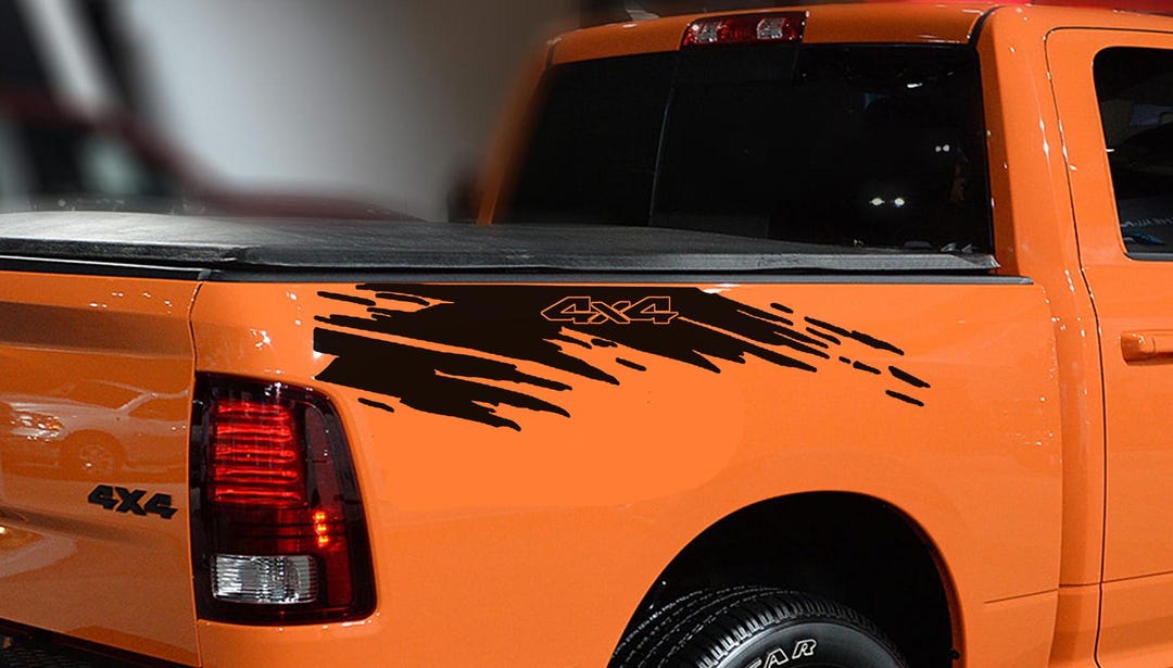 Universal 4x4 Splash Decal Rear Side Decal for Pick up Trucks - Etsy