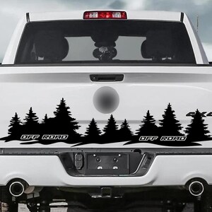 Off Road Forest Rear Truck Decal Sticker - Etsy
