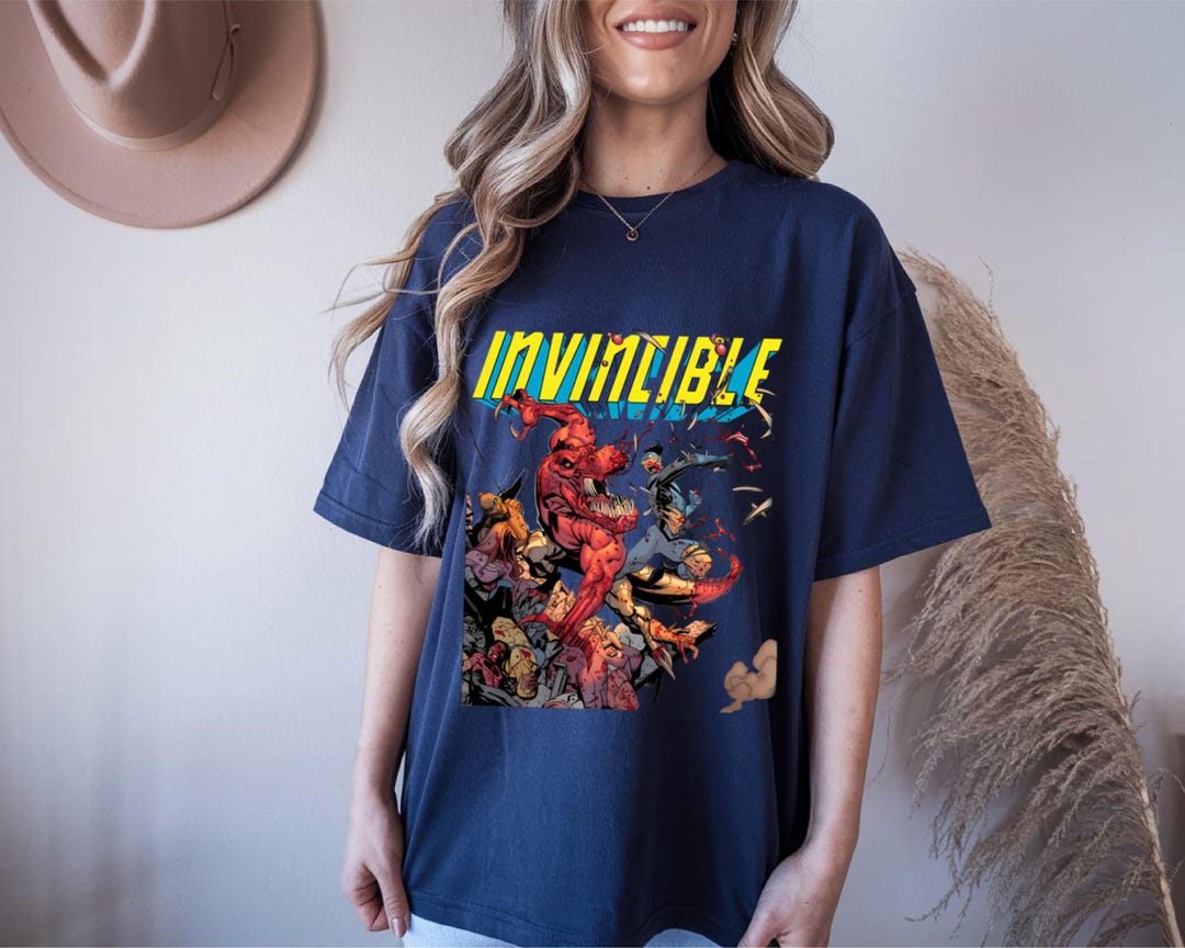 Limited Invincible Mark Superhero T Shirt, Superhero Graphic Sweatshirt ...