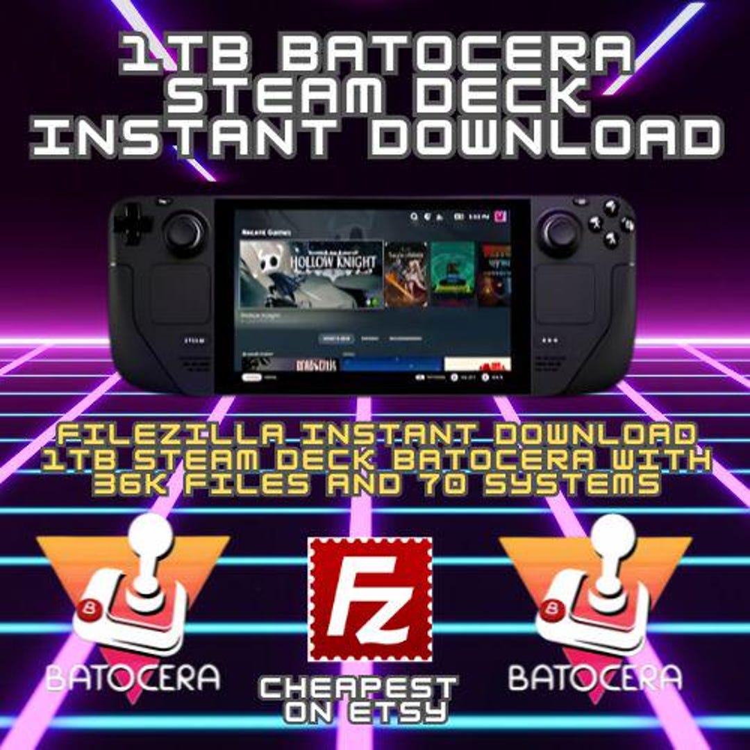 Batocera Steam Deck 1TB Preloaded 36K Files Plug & Play Instant ...