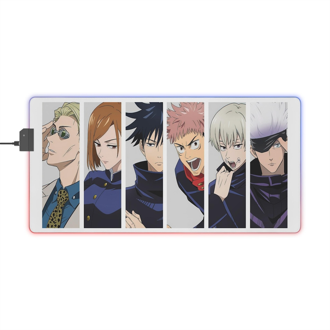 JJK / Jujutsu Kaisen RGB Gaming Mouse Pad / Desk Mat - Etsy