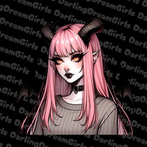 Cute, Pink, Bat Girl PNG, Halloween Design, Instant Download, Digital ...