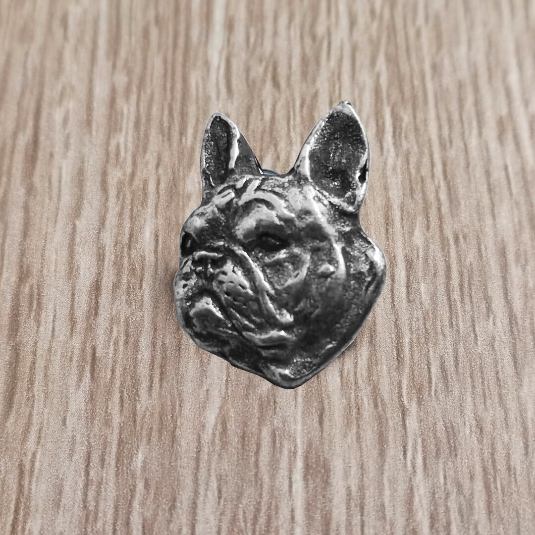 Pin Bulldog French G07 Dog Metal Pin G02. Dog Pet, Retriever Dog Breeds ...