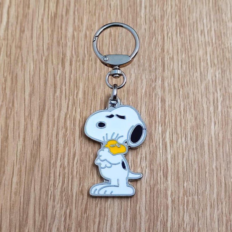 Snoopy Keychain - Etsy