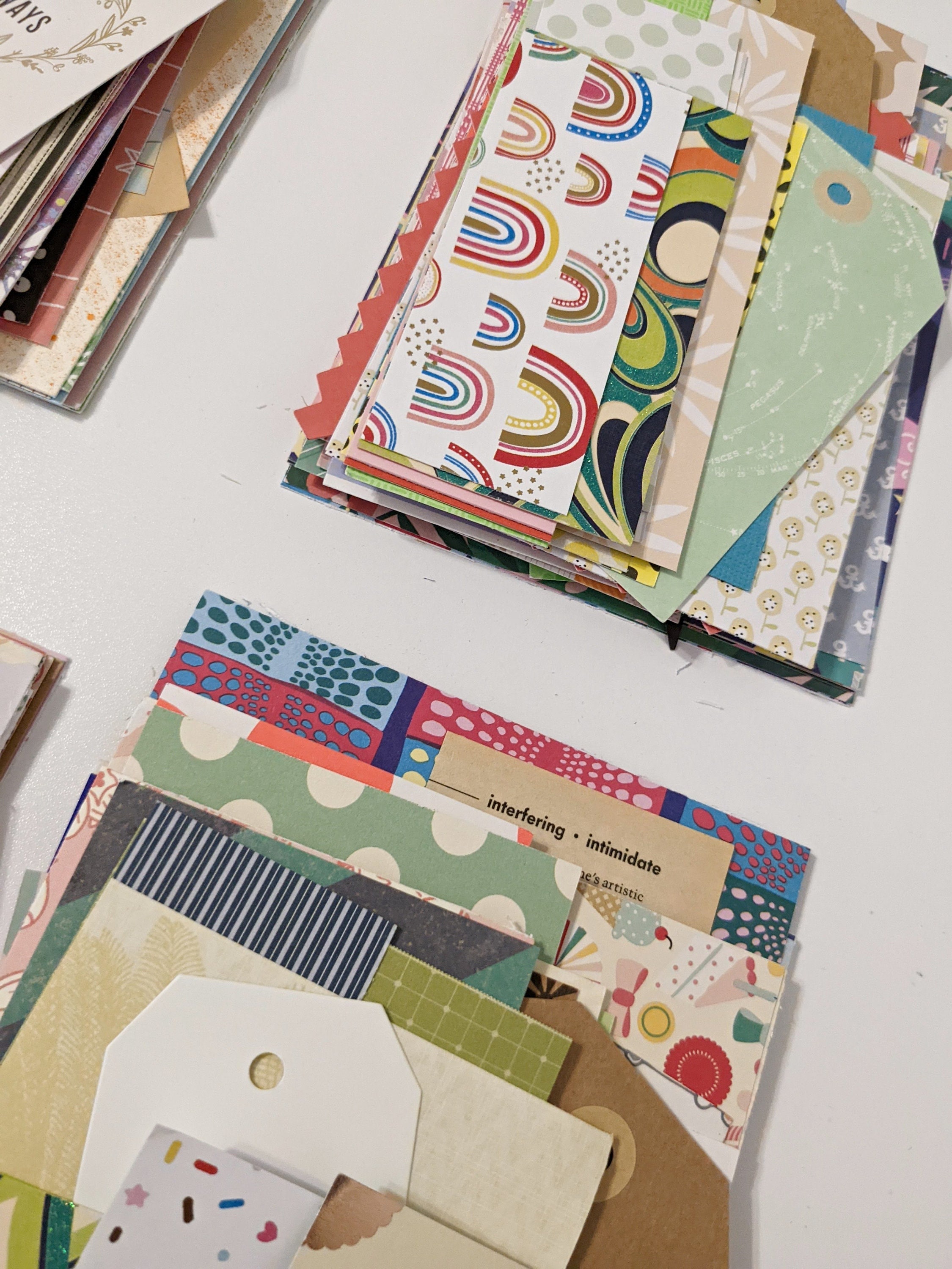 Mixed Scrap Paper Pack: 50+ Sheets for Junk Journals & Cardmaking - Etsy