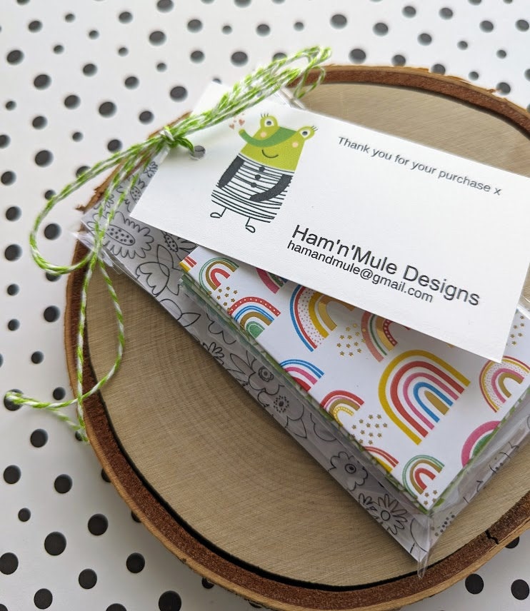 Notecards, Paper, Mini, Single, Packs - Etsy