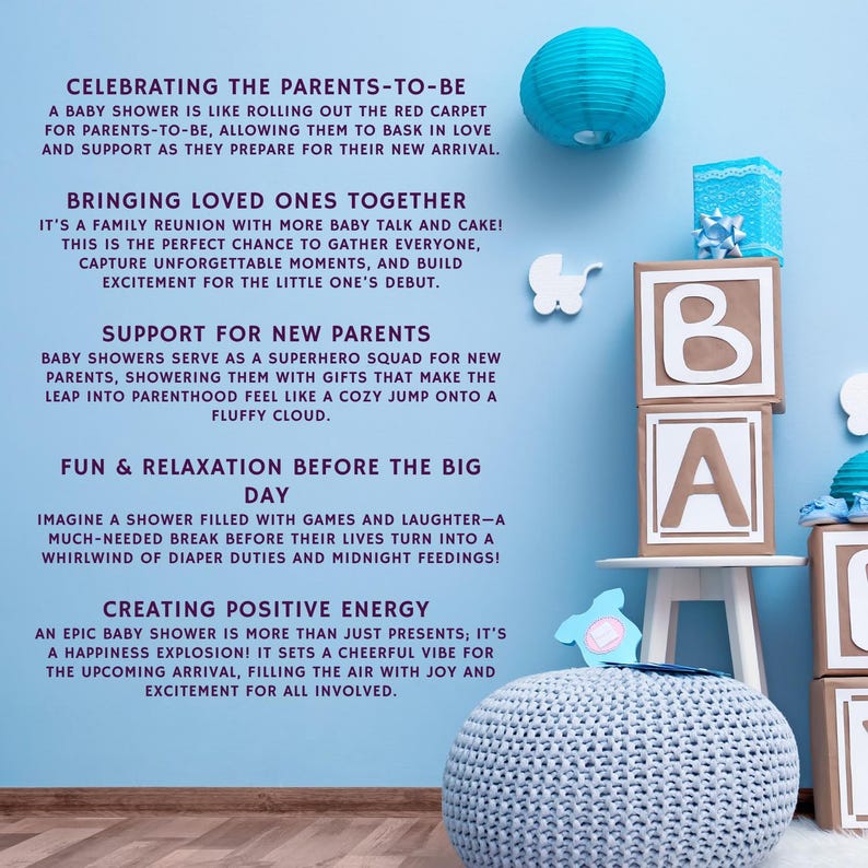 How to Host a Baby Shower E-book + Free Games E-guide | Easy Party ...