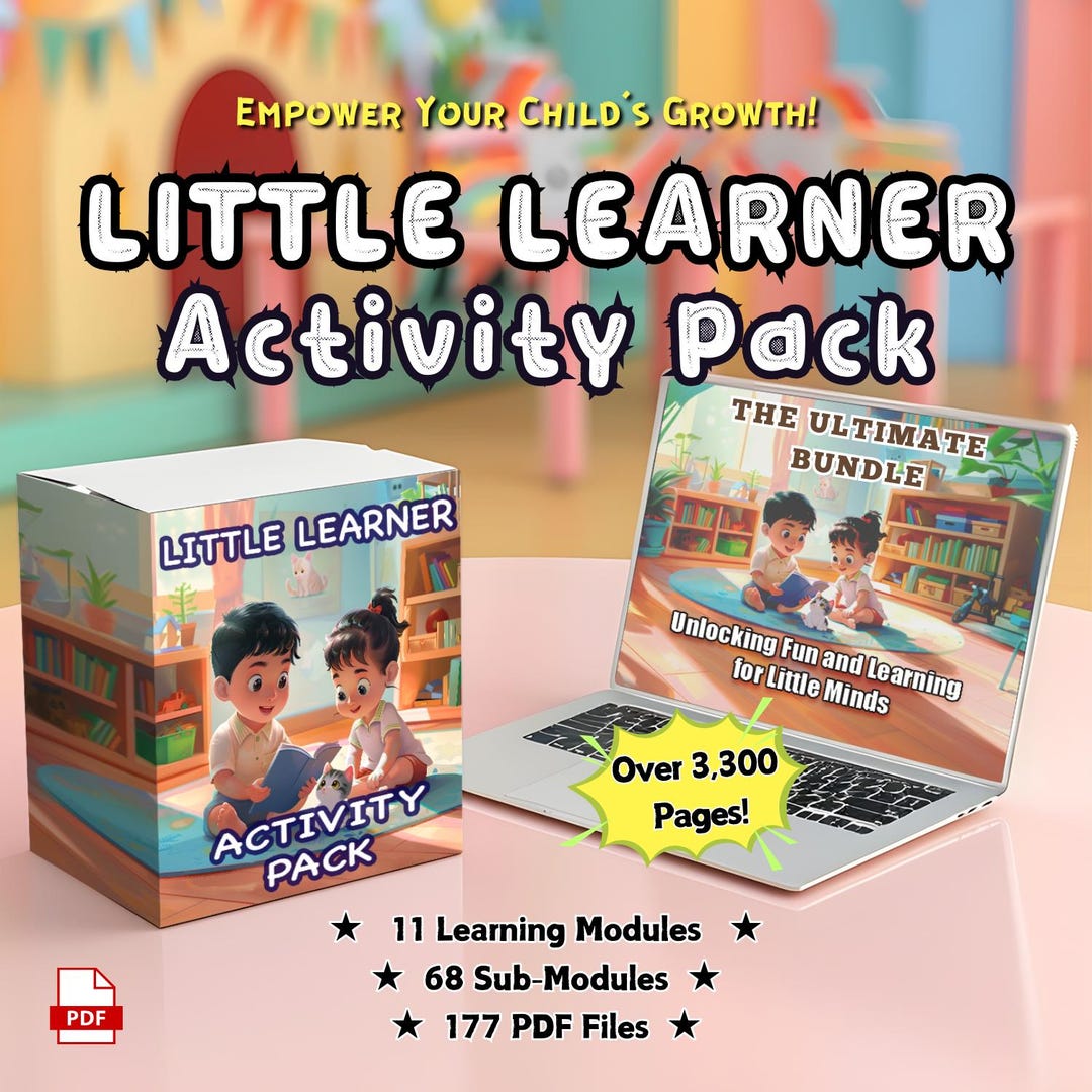 Little Learners Activity Pack | Fun Early Learning Worksheets | Numbers ...