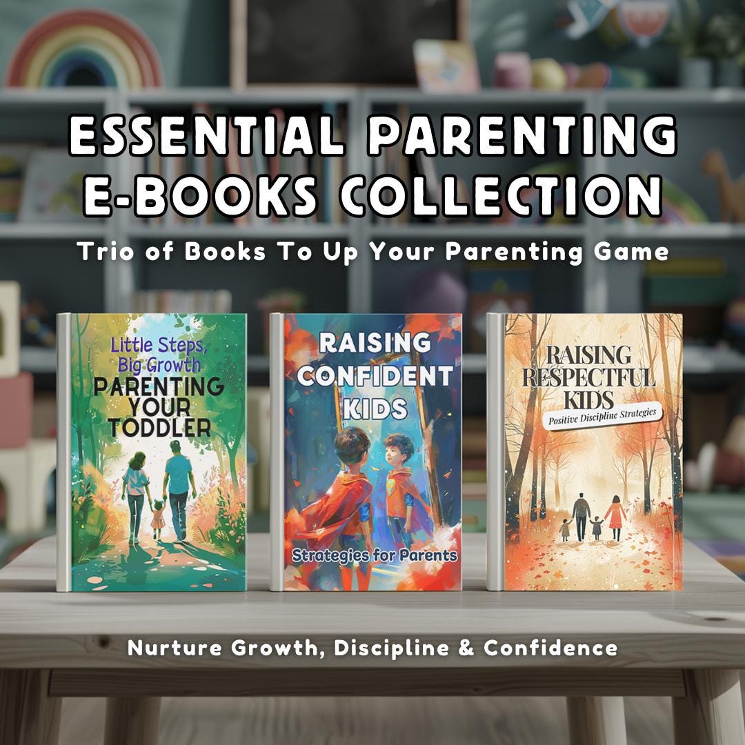 Essential Parenting Ebooks Collection | 3 Ebooks on Toddler Development, Child Confidence ...