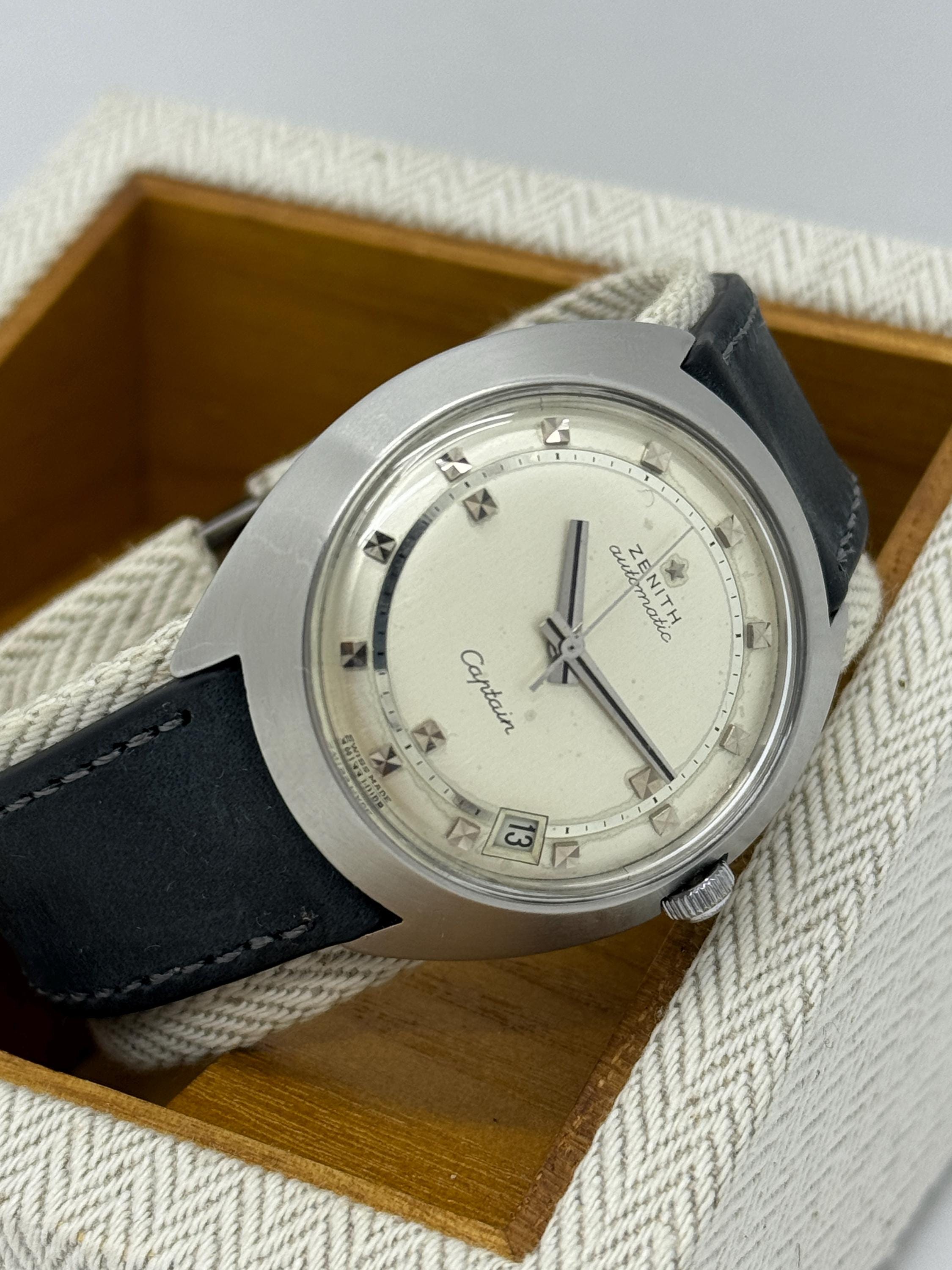 Vintage Zenith Captain Automatic Men Wristwatch - Etsy