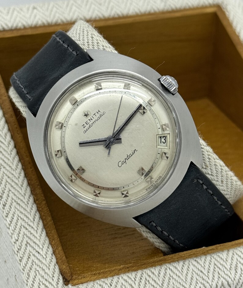 Vintage Zenith Captain Automatic Men Wristwatch - Etsy