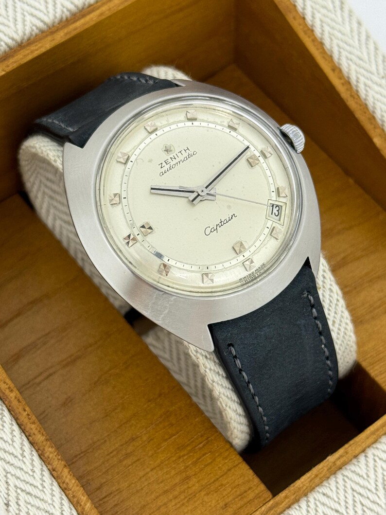 Vintage Zenith Captain Automatic Men Wristwatch - Etsy