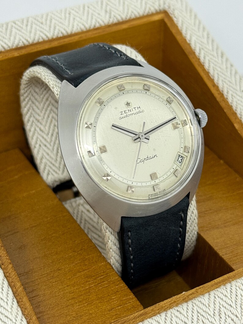 Vintage Zenith Captain Automatic Men Wristwatch - Etsy