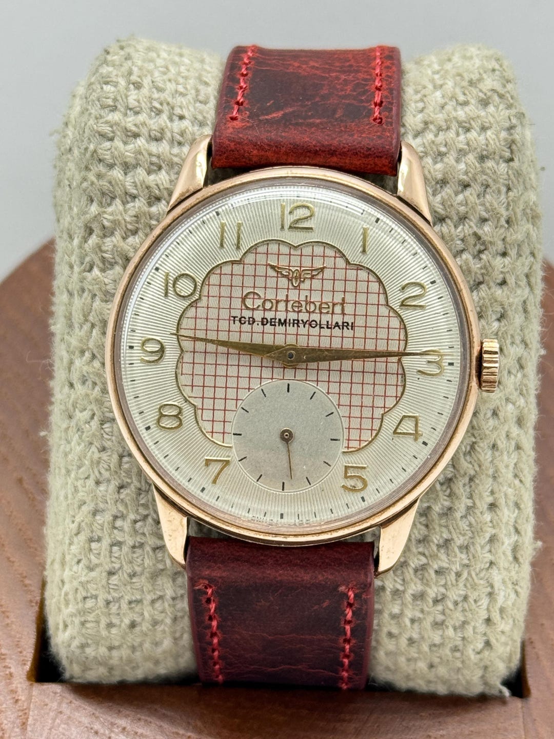 Vintage Cortébert TCDD Railway 1950's Cal.720 Men Wristwatch - Etsy