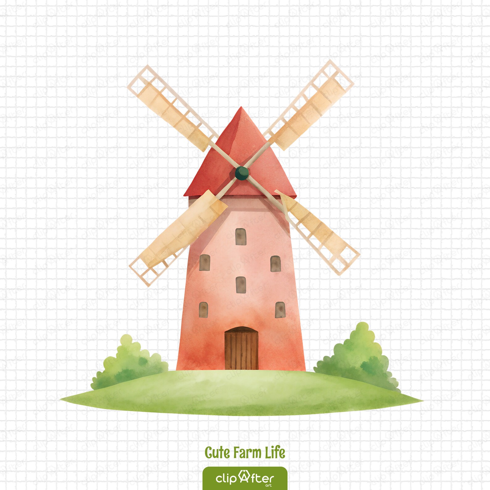 Cute Farm Life Clipart Collection | Adorable Farm I Llustrations ...