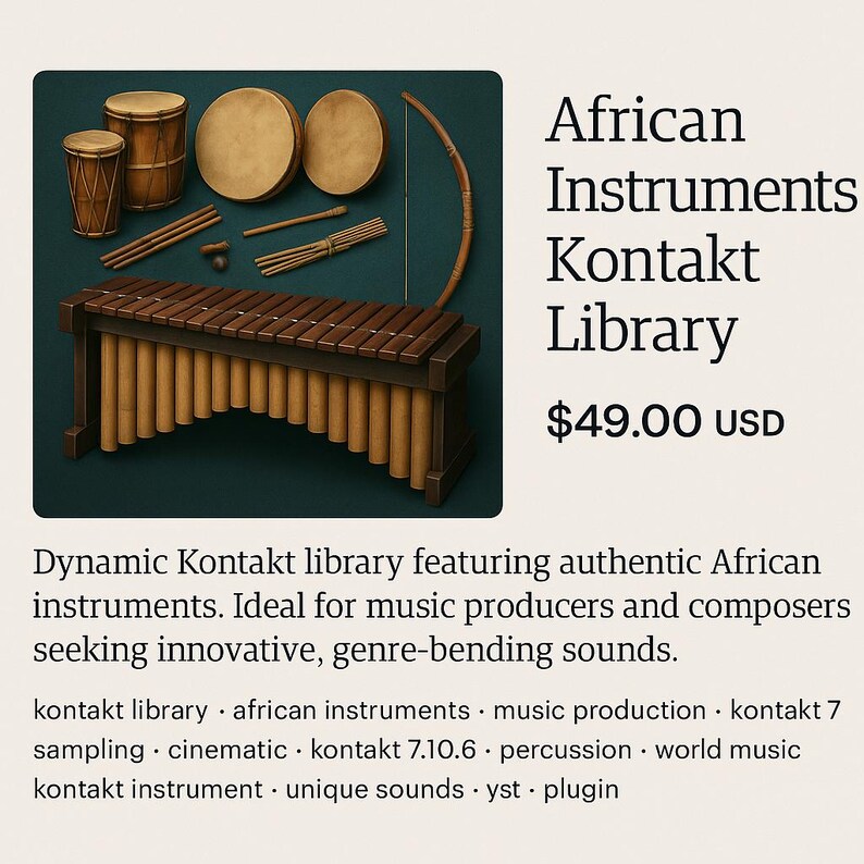 African Soundscape Kontakt Library | Authentic Tribal Instruments for ...