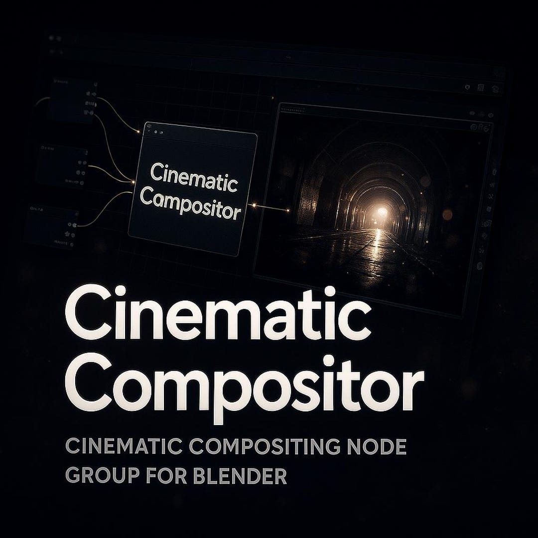 Cinematic Compositor Tools for Blender | Advanced Film-look Node Group ...