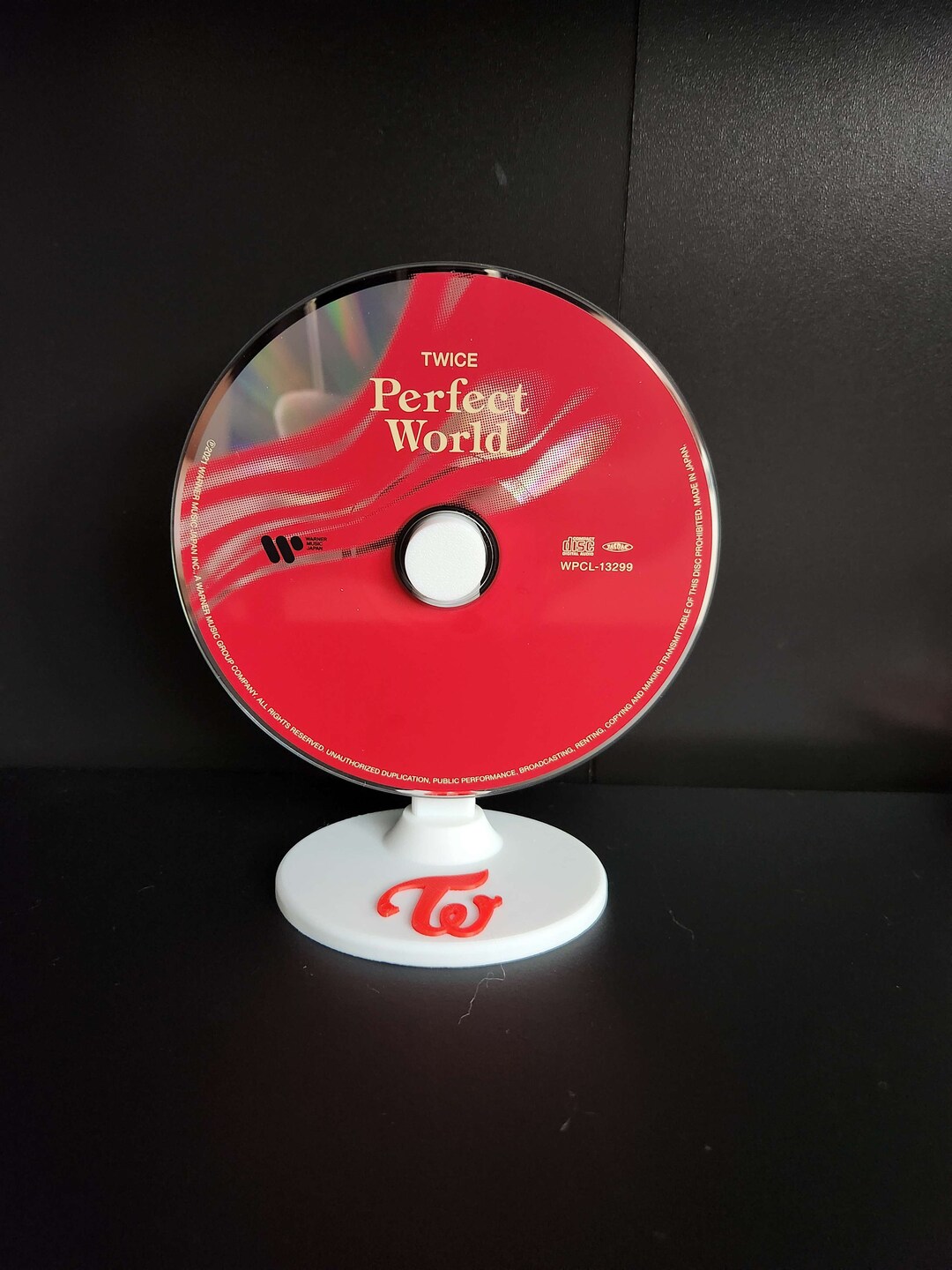 Twice CD Disc Display Stand 3D Printed With Locking Screw - Etsy