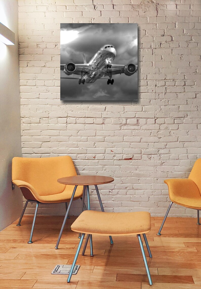 Boeing 787 Dreamliner Digital Art Print File, Aviation Airplane ...
