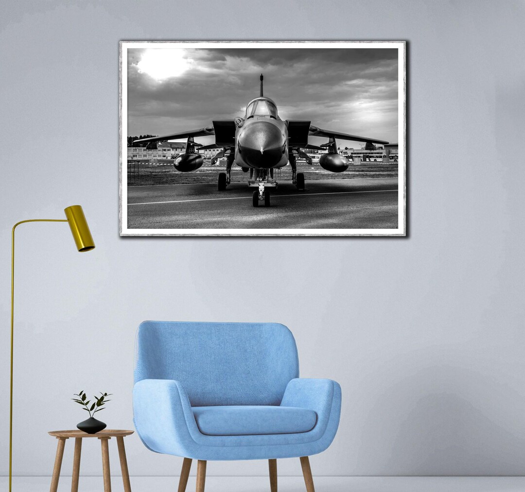 Framed in Black Panavia Tornado Airplane Poster Print of a Tornado ...