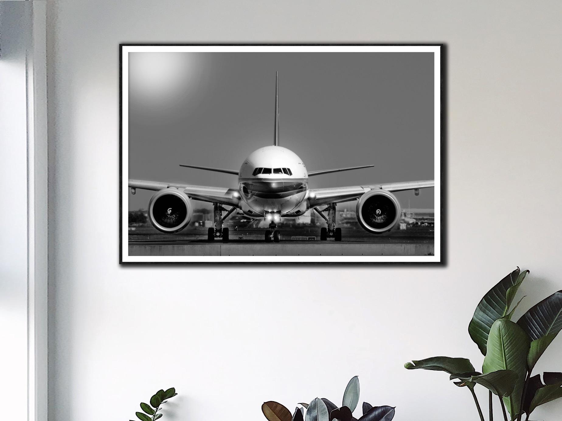 Boeing 777 Airplane Digital Art Print File, Aviation Plane Printable ...