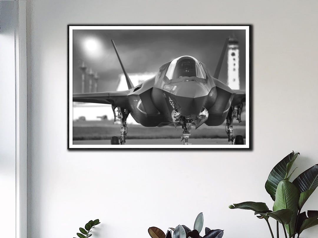 F 35 Lightning Digital Art Print File, Jet Aircraft Printable Art ...