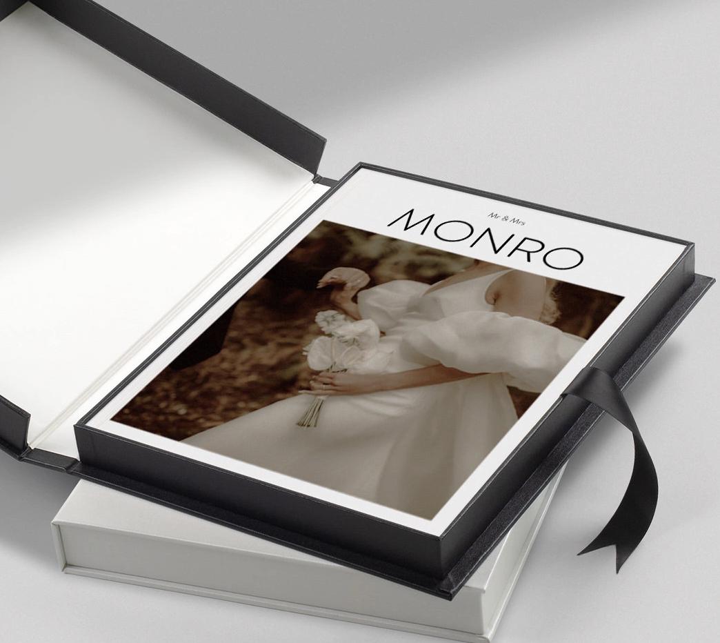 Luxury Wedding Photo Album Hardcover Elegant Coffee Table Book for ...