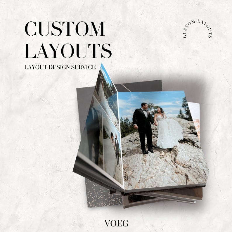 Custom Wedding Photo Album Layout Design (digital Service) - Etsy