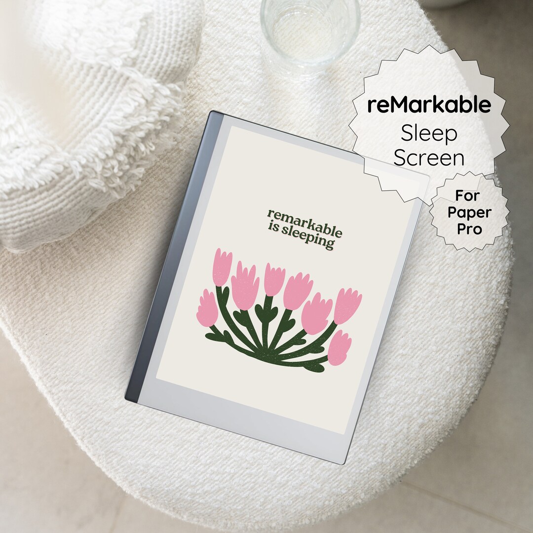 Sleep Screen for Remarkable Pro, Remarkable Paper Pro, Remarkable ...