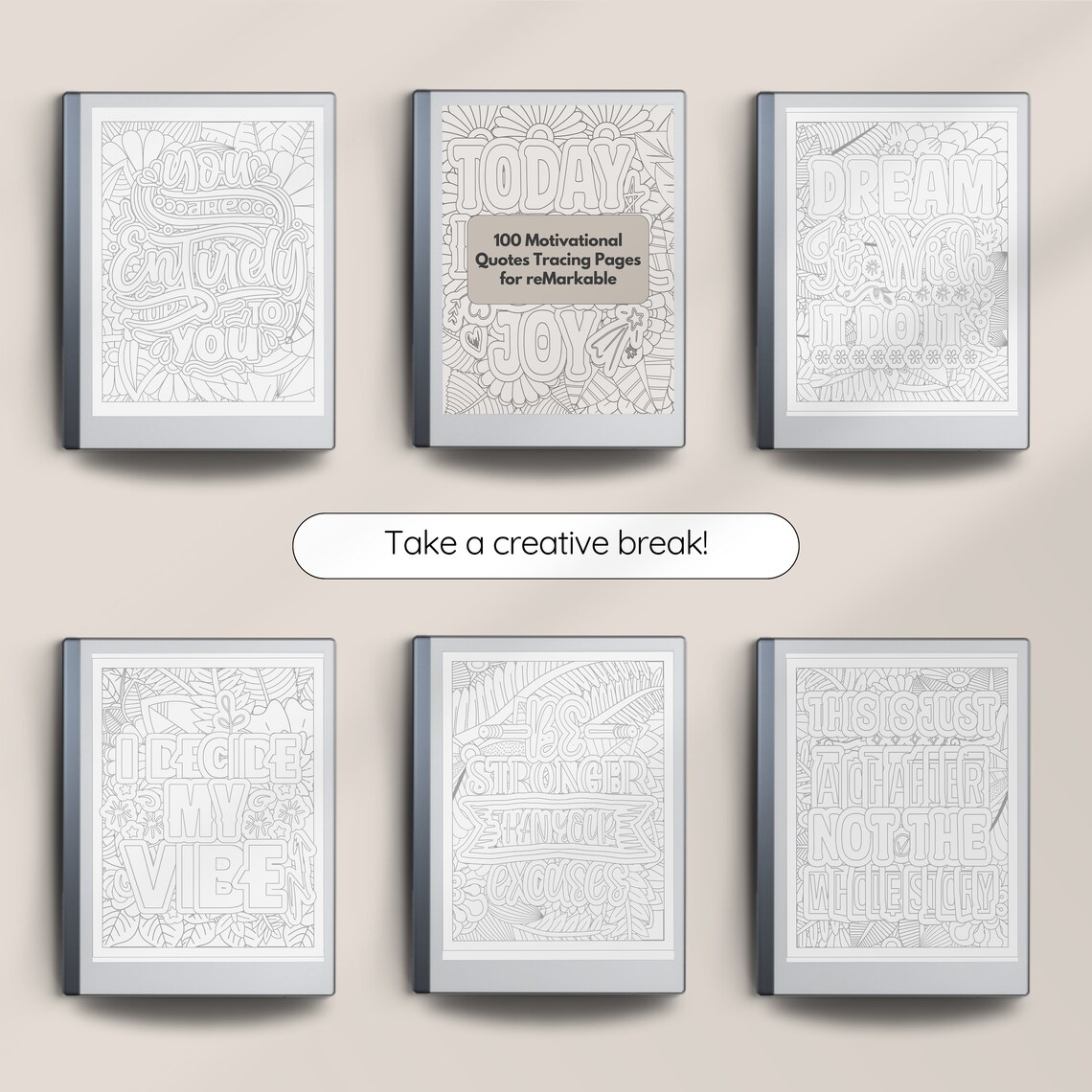 Remarkable 100 Motivational Quotes Tracing Pages, Remarkable 2 ...