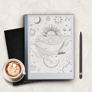 Remarkable Sleep Screen Template, Remarkable Notebook Template Screen ...