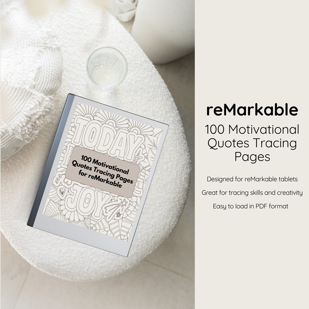 Remarkable 100 Motivational Quotes Tracing Pages, Remarkable 2 ...