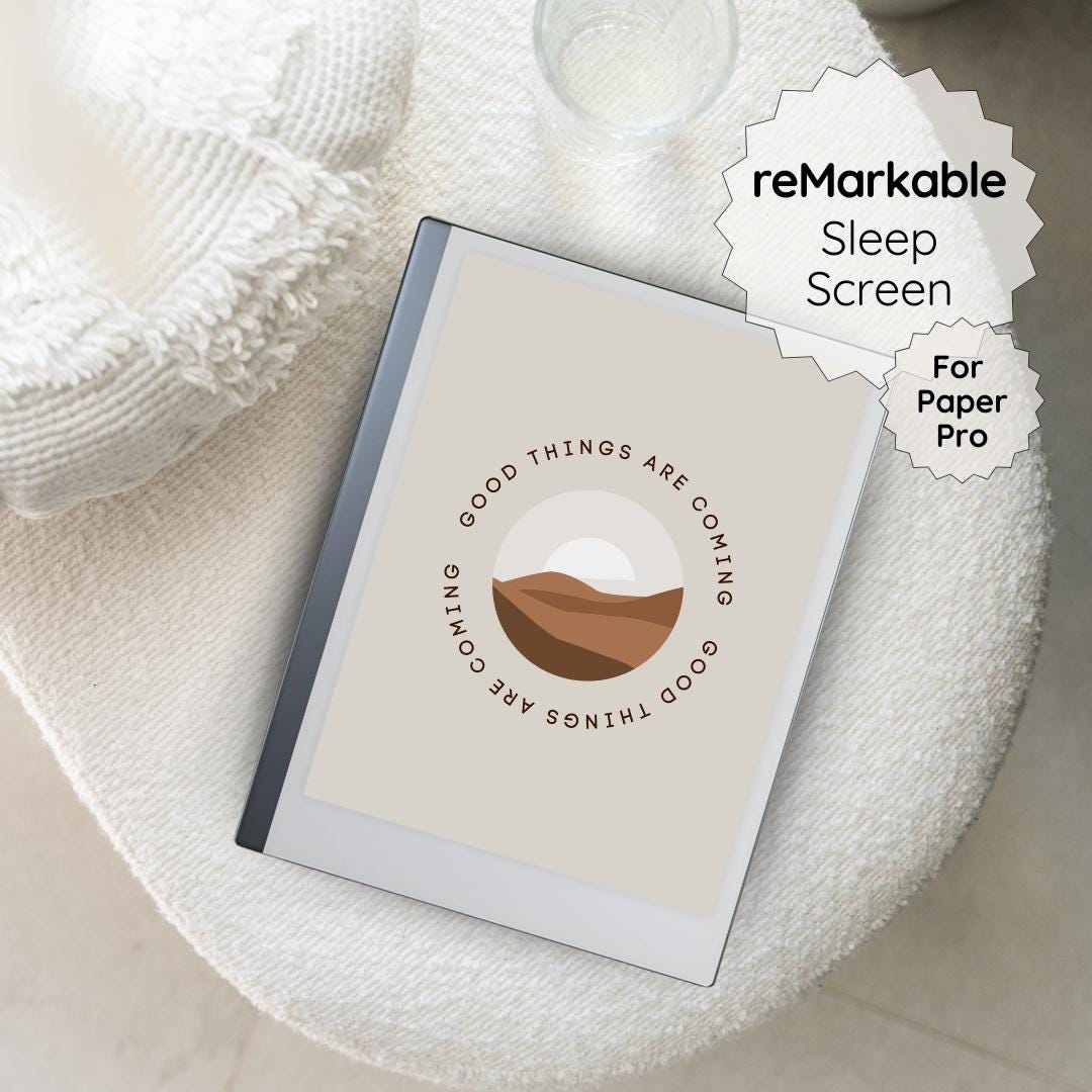 Sleep Screen for Remarkable Pro, Remarkable Paper Pro, Remarkable ...